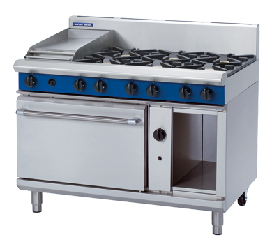 Blue Seal - G508C - 1200mm - 6 Burners w/ 300mm Griddle -Gas Ranges ...