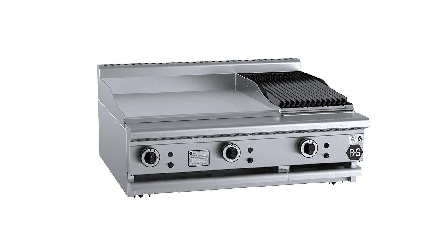 b-s-black-combi-600mm-grill-plate-300mm-char-broiler-bt-grp6-cbr3bm