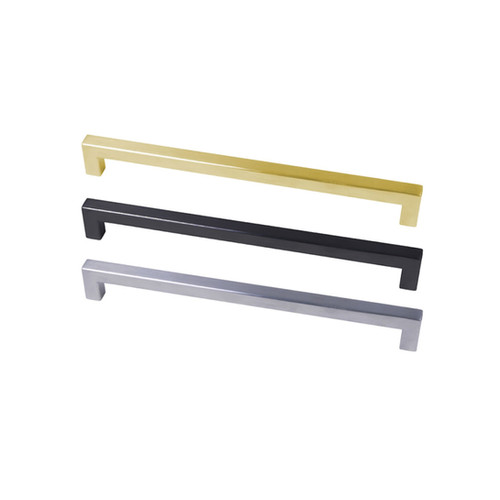 SQUARE BAR HANDLE - 12MM STAINLESS STEEL | Roco Fittings