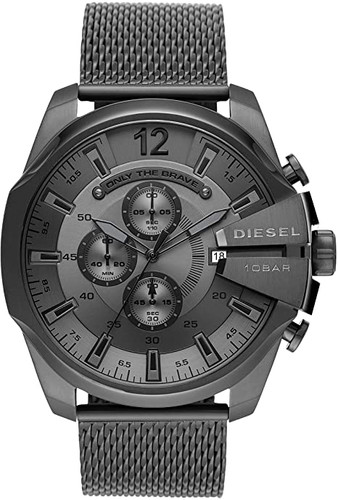 Diesel Men's Mega Chief Stainless Steel Chronograph Quartz Watch ...