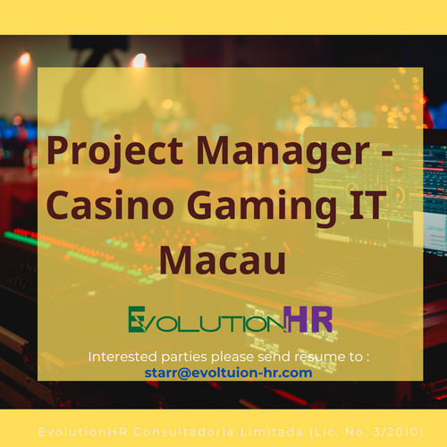 Gaming IT Project Manager | evolutionhr