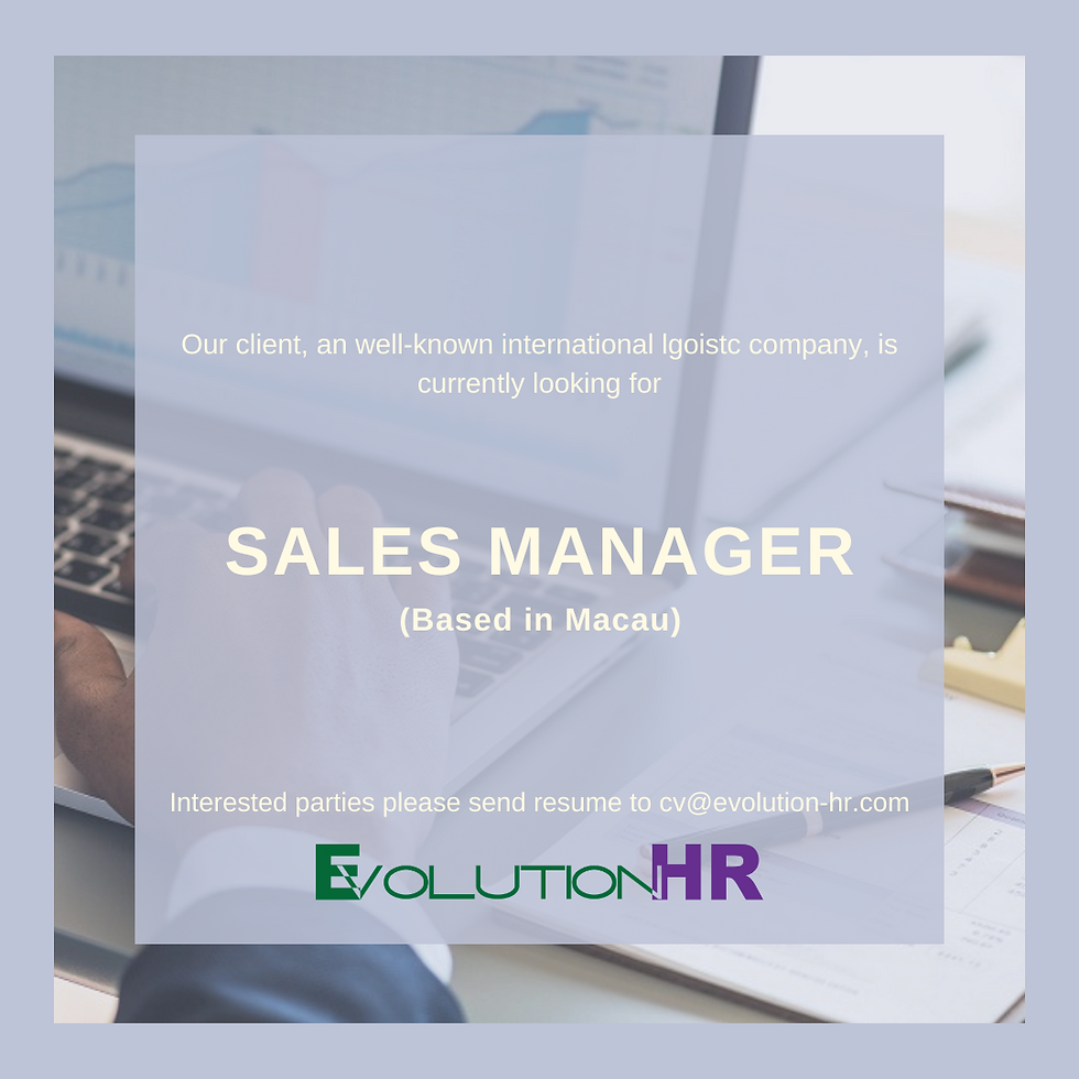Sales Manager | evolutionhr