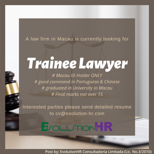 Trainee Lawyer | evolutionhr
