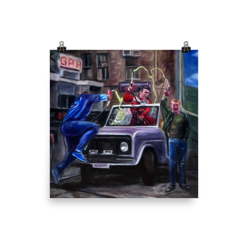 gas fight zoolander Poster | Jack Estenssoro