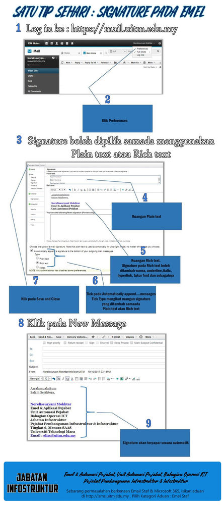 Lotus Notes - Signature