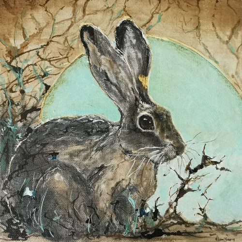 Blue Moon Hare | Alison Barry