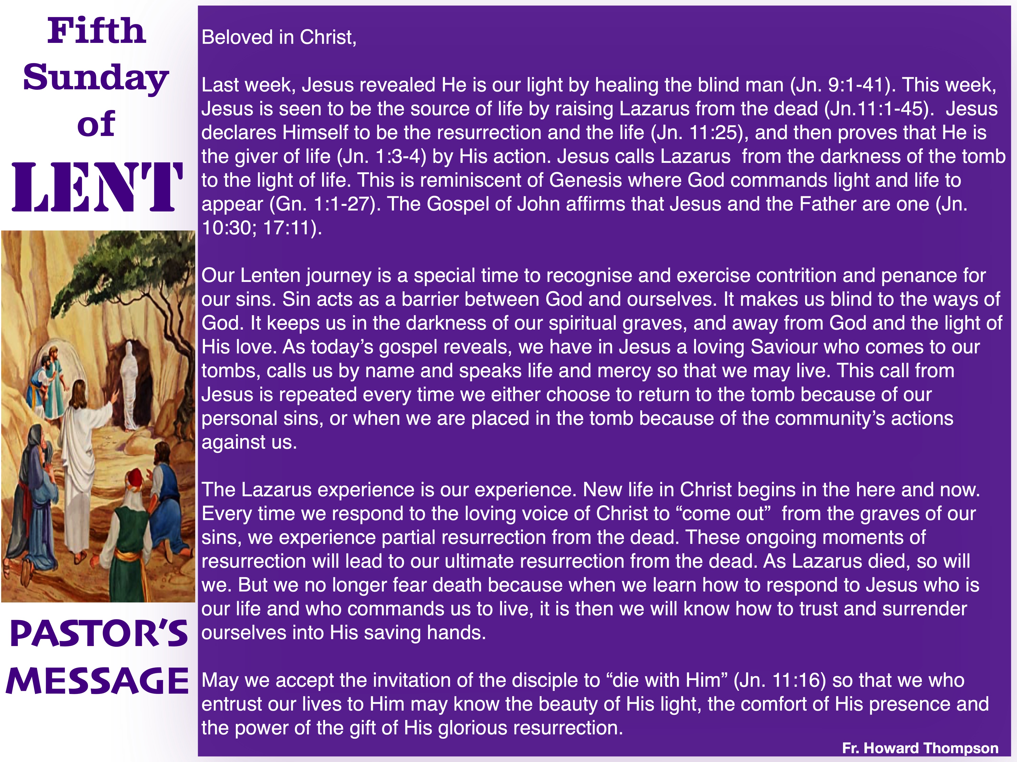 Pastor's Messages | Stella Maris Church