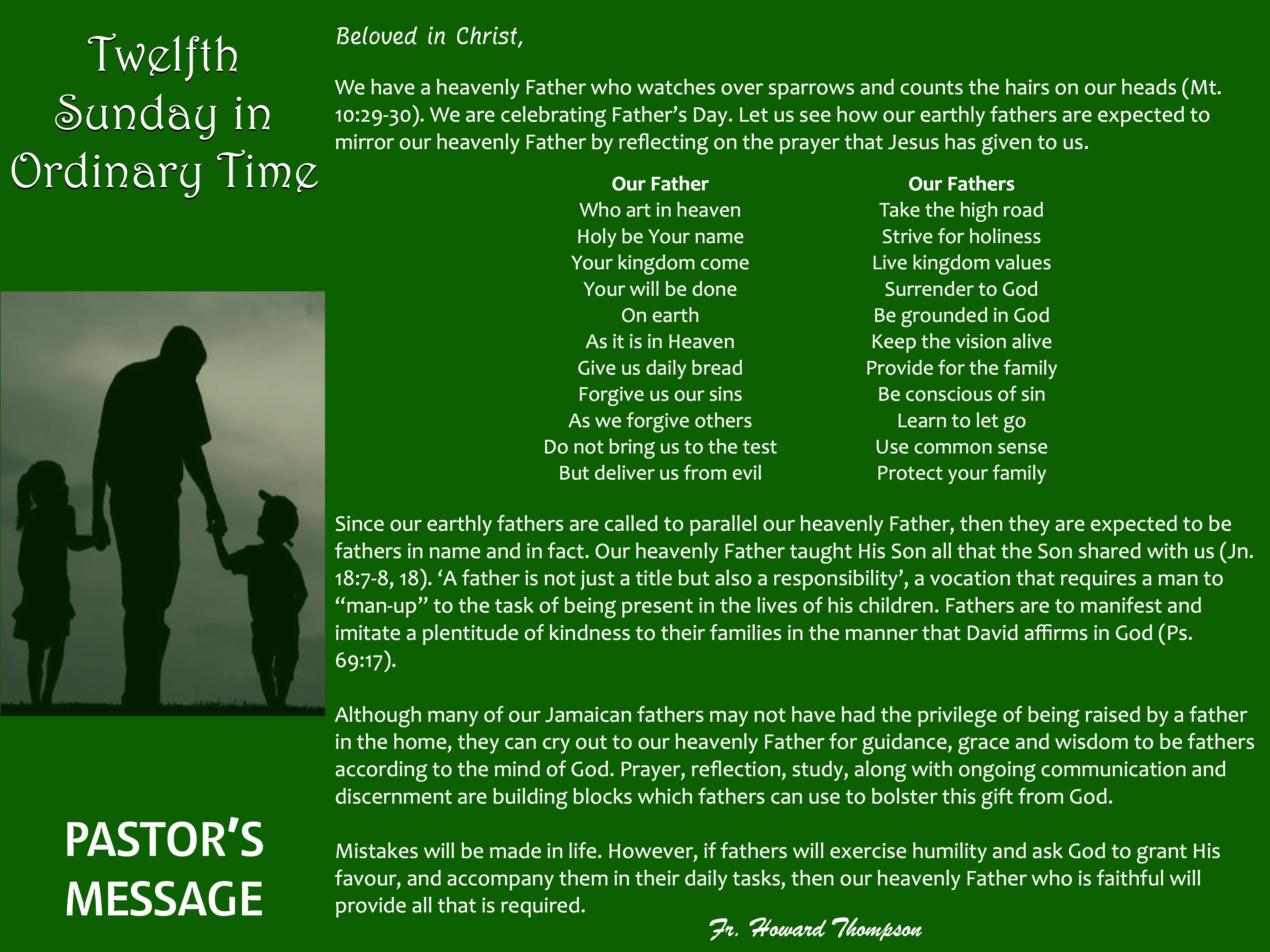 Pastor's Messages | Stella Maris Church