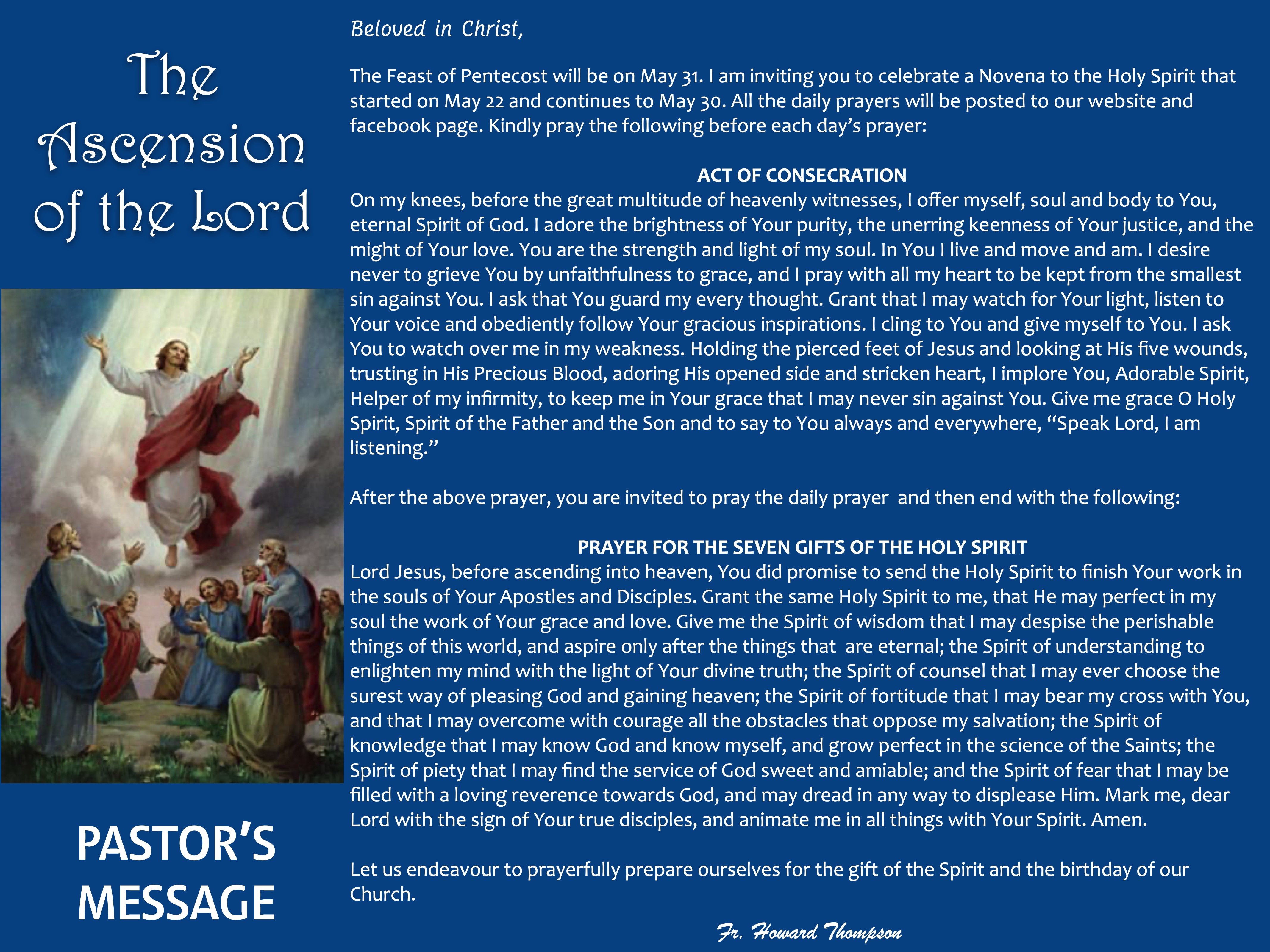 Pastor's Messages | Stella Maris Church