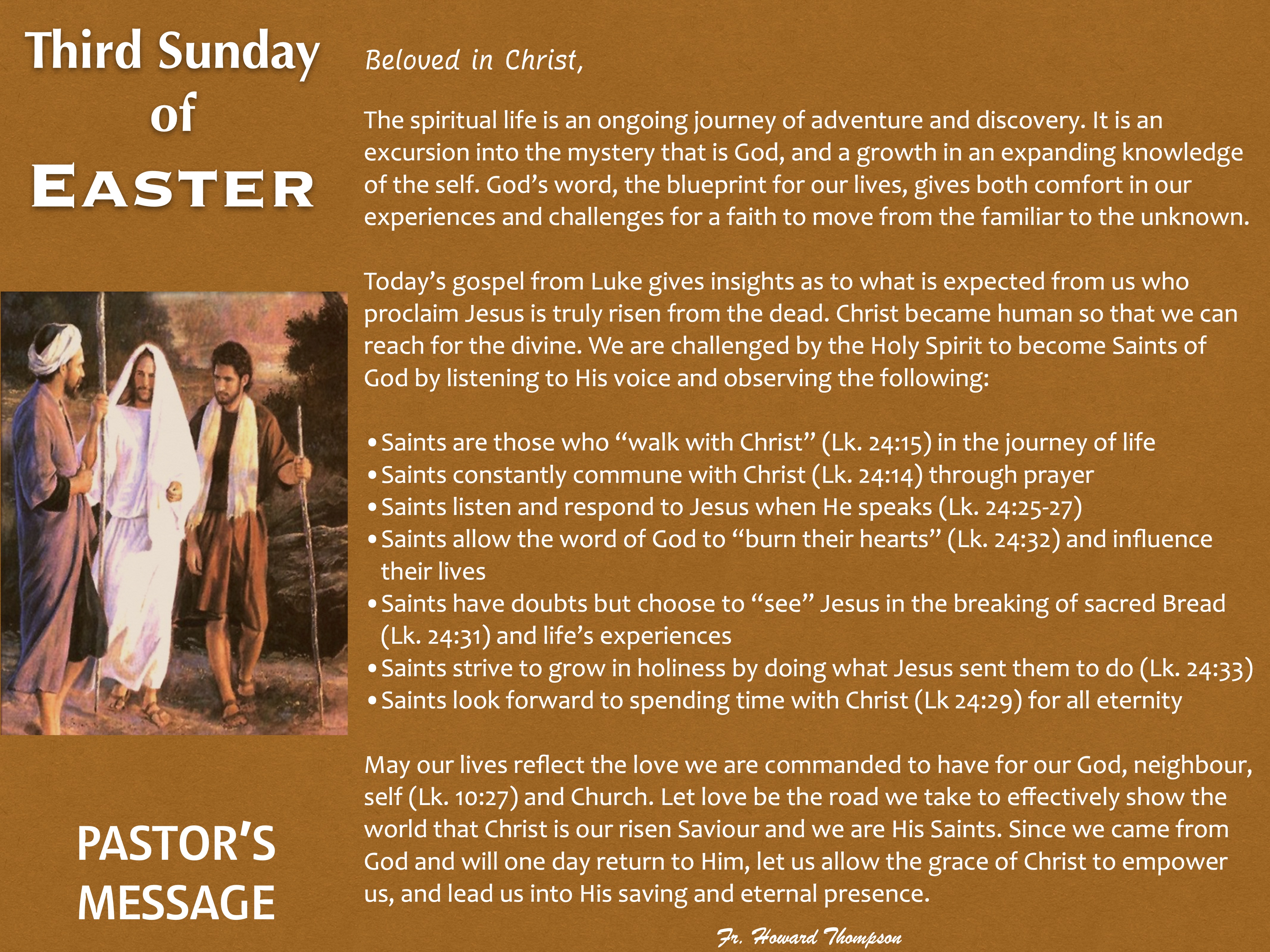 Pastor's Messages | Stella Maris Church