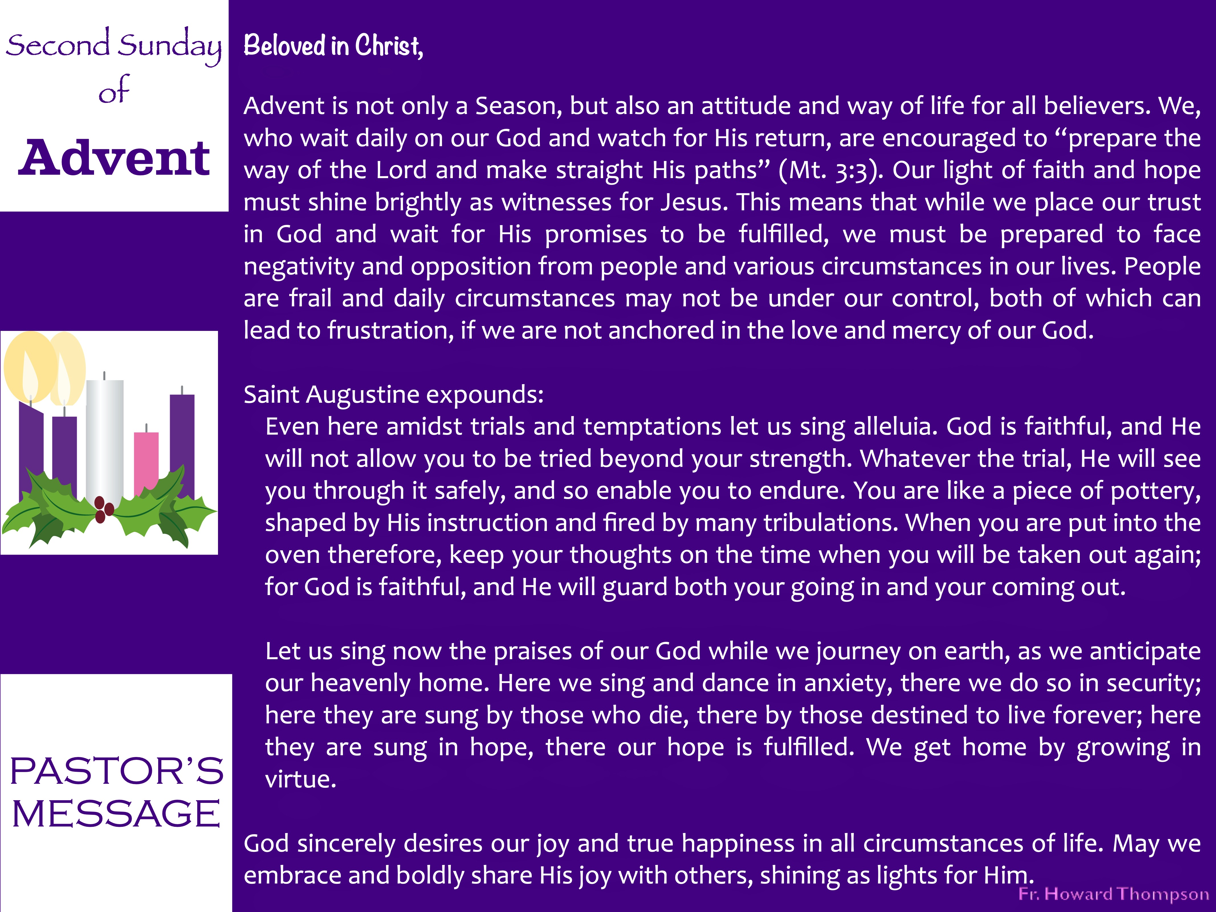 Pastor's Messages | Stella Maris Church