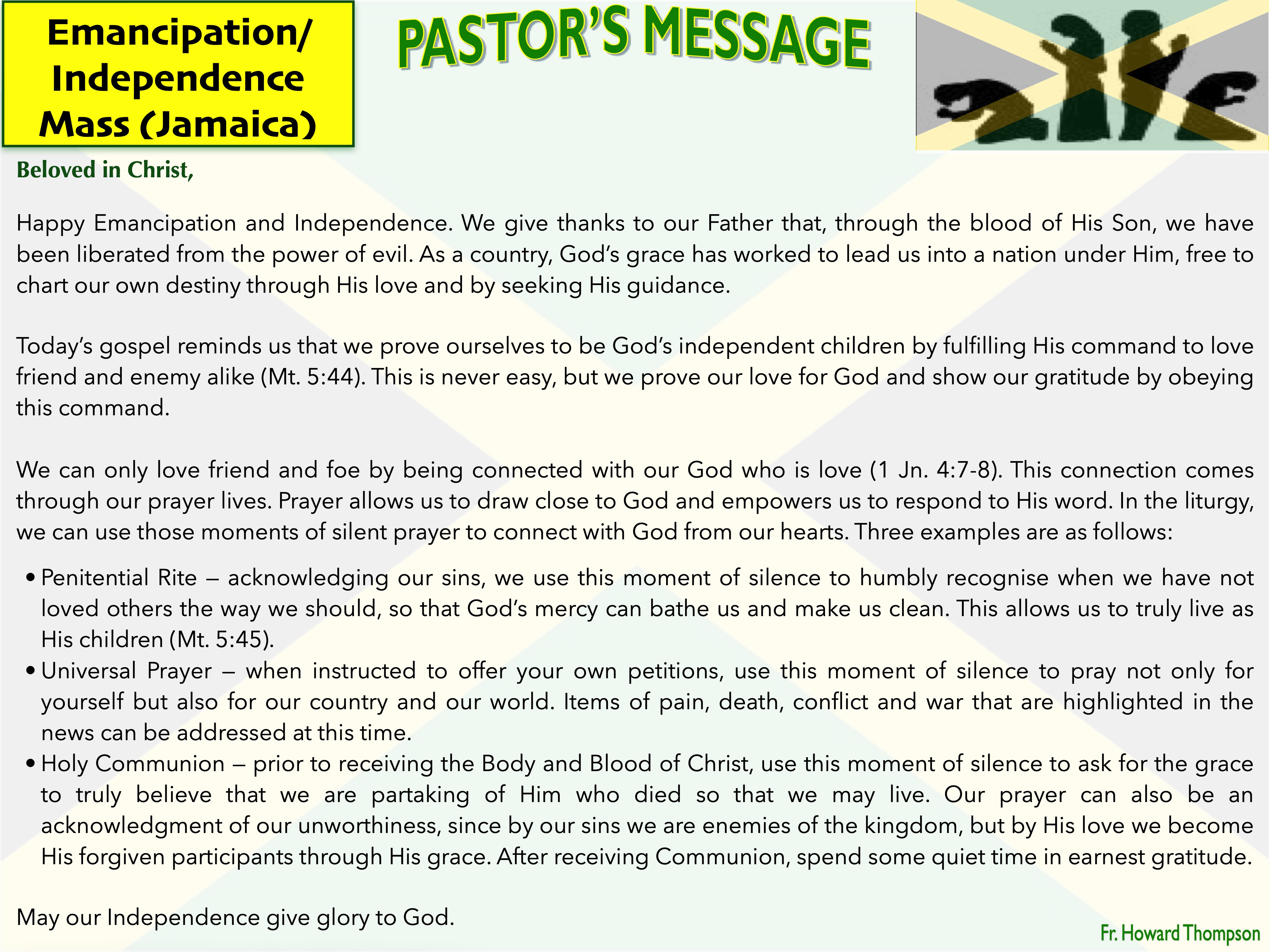 Pastor's Messages | Stella Maris Church
