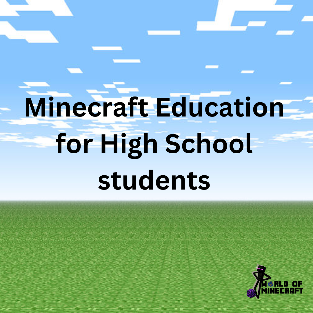 Using Minecraft Education with teenagers