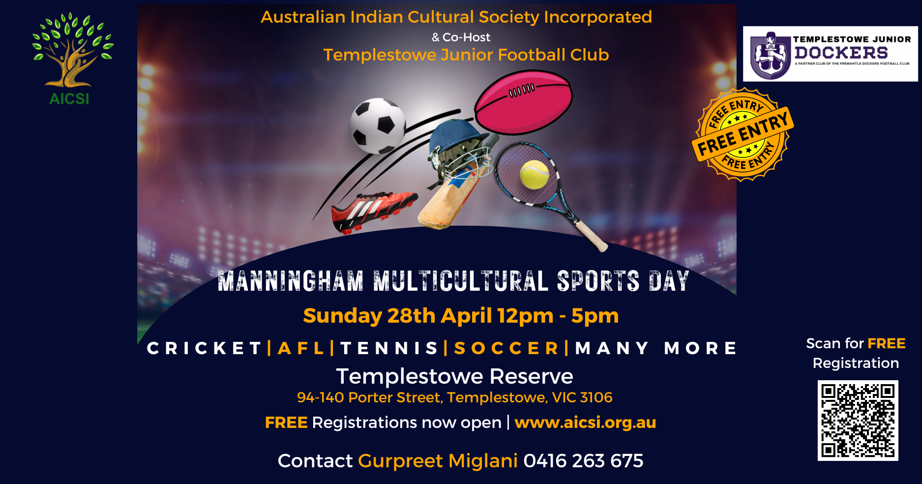 Manningham Multicultural Sports Day - Walk in event for all | AICSI