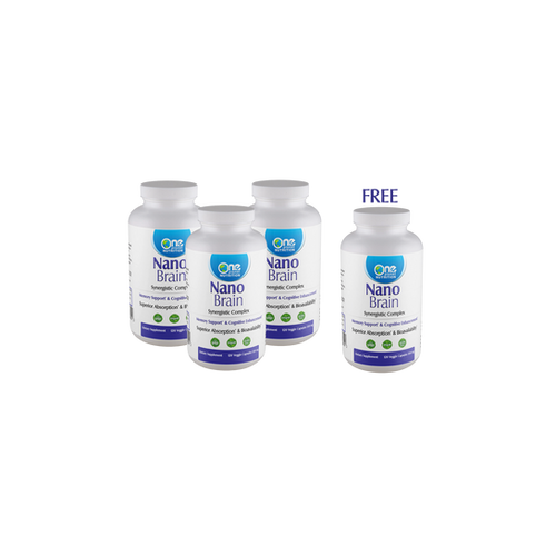 Nano Brain 500 mg 120 ct- Buy 3 Get 1 Free | One Planet Nutrition