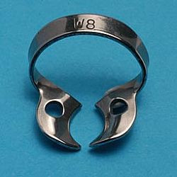 Rubber Dam Clamp - CLAMP W8 Wingless (Everyday Essentials) | VP Dental ...