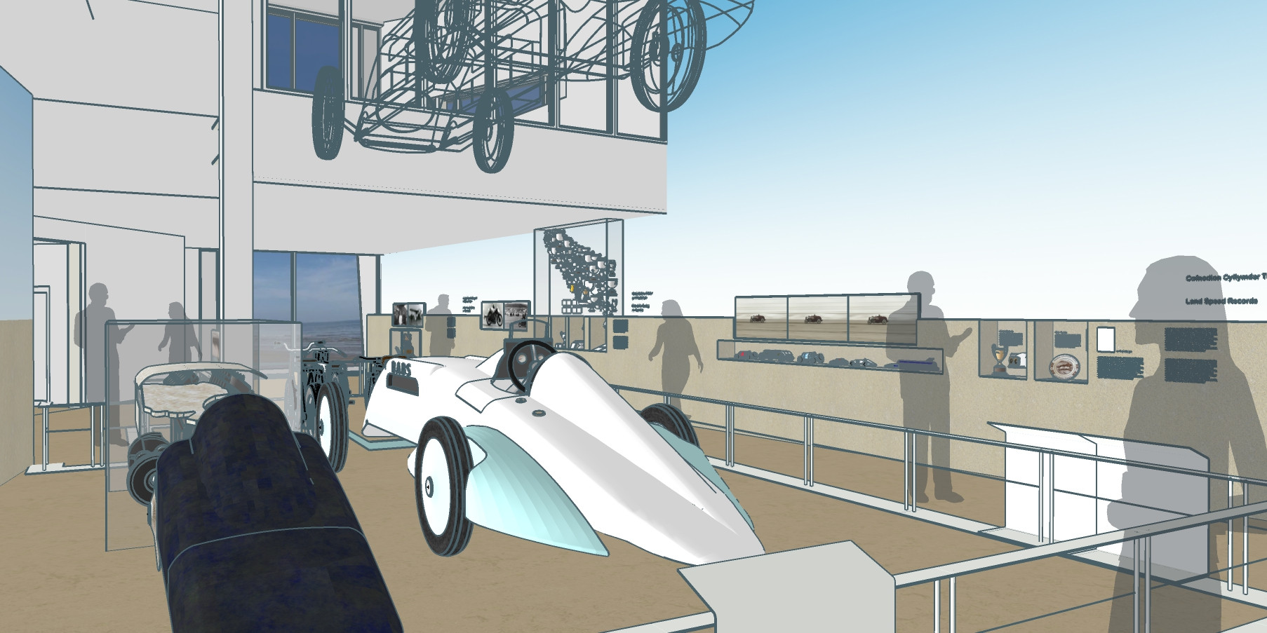 Real Studios | Exhibition Design | Museum of Land Speed | Wales