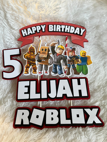 Roblox Cake Topper | Crafts By Jackie V