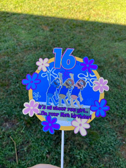 Turning 16 | Sweet 16 | Boys Who Cry Cake Topper | Crafts By Jackie V