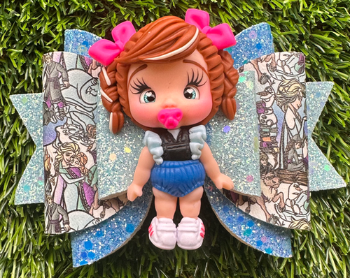 Baby Ice Princess 4.5 Inch Maria Bow | Frog And Bobbin