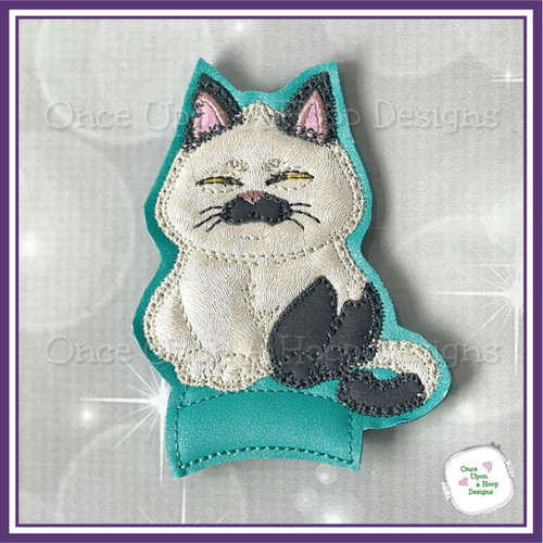 Luca Cat Add-on CTR ITH Machine Embroidery Design | Once Upon a Hoop Des