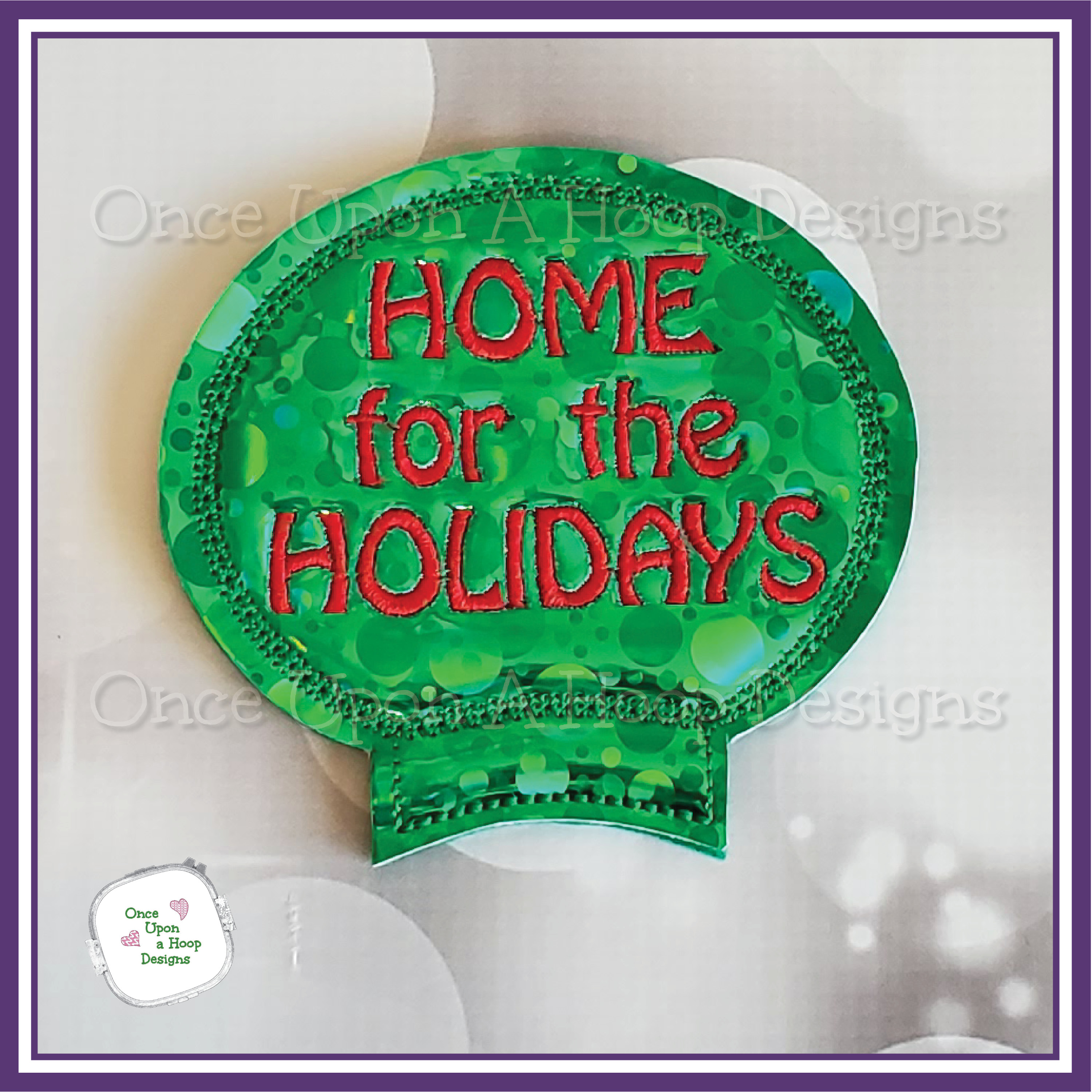 Craft Supplies & Tools Patterns Holly WORD MEar ITH Digital Machine ...