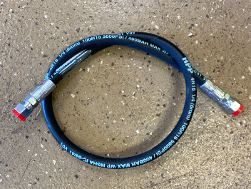 56599 Western Factory Ultramount Hose Angling Cylinder Hose 1/4 x 36 w ...