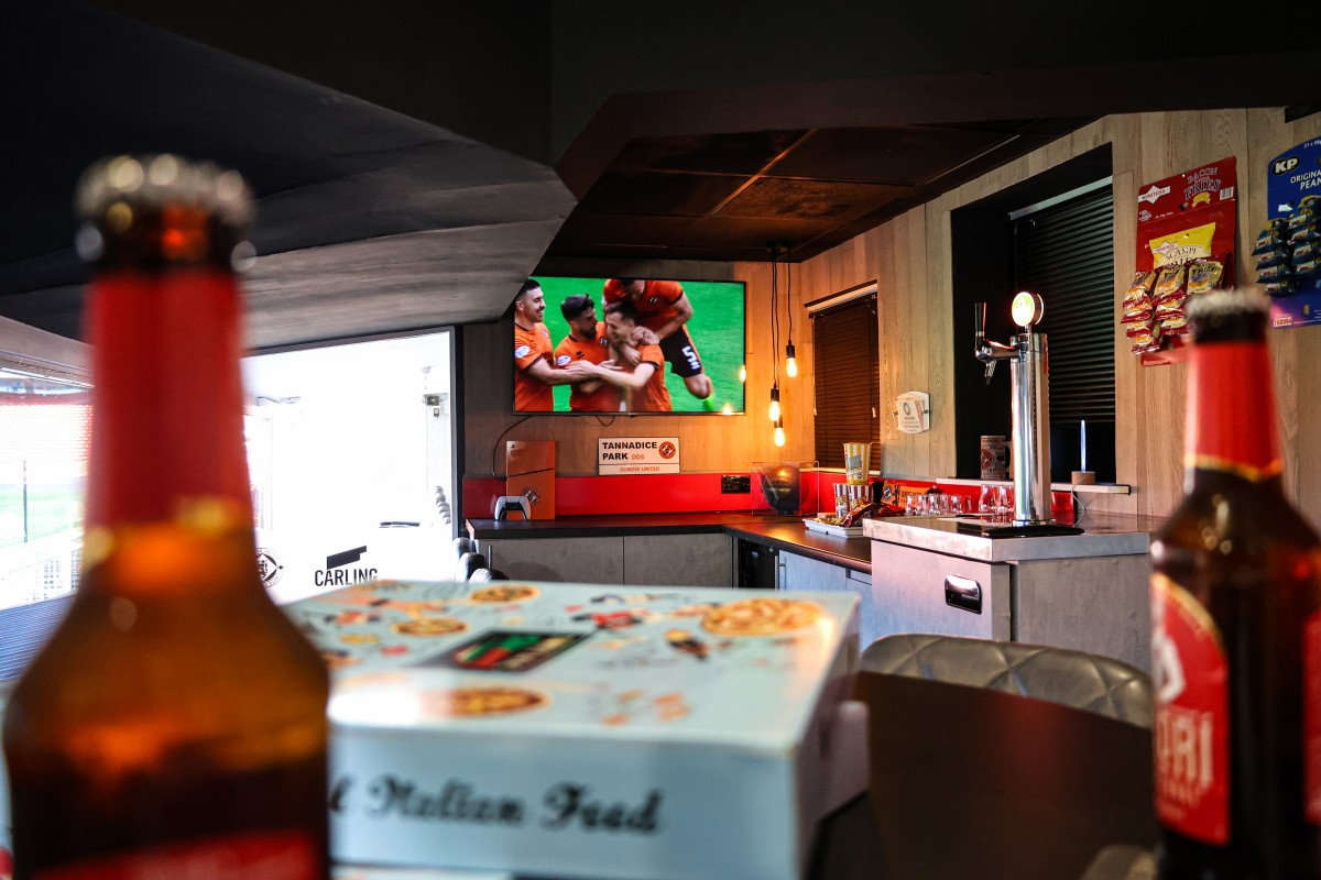 The Carling Fan Cave at Dundee United FC | Spaces Taylored