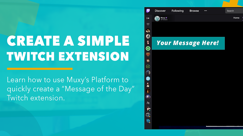 Create a Simple Twitch Extension