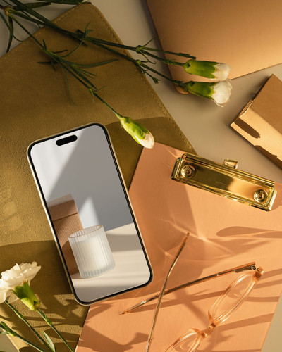 IPHONE BRANDING MOCKUP TEMPLATE | Simplicity Notes