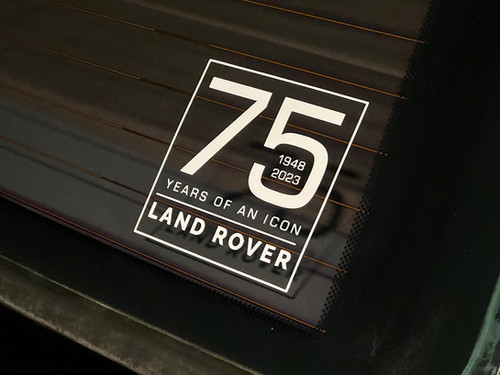 Land Rover 75th Anniversary Window Decal | Range Rover Owner