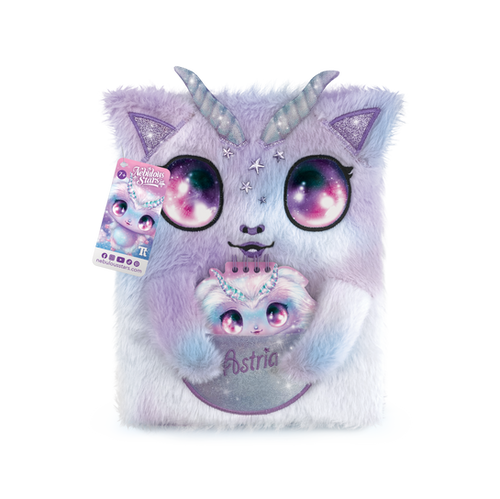 2-in-1 Fuzzy Notebook - Astria | Nebulous Stars