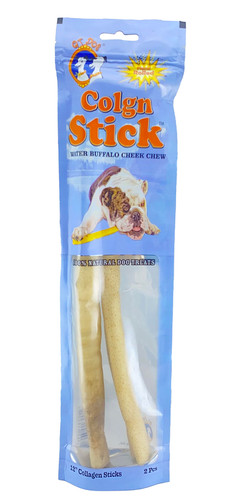 Colgn Sticks 12" Pouch (2 Pack) | QT Dog