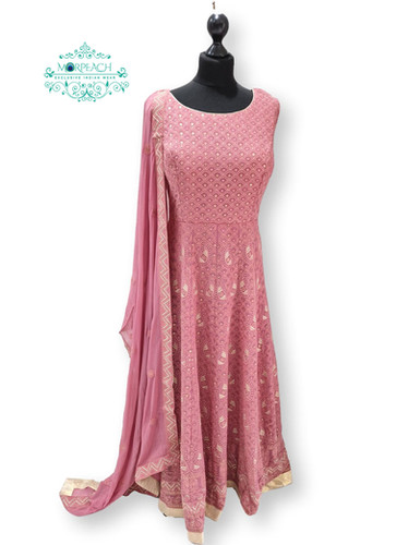 Peach Thread Work Dress 3xl Morpeach