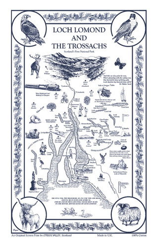Loch Lomond Tea Towel | Ettrick Valley