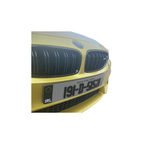 Tinted 4D 5mm Reg Plate IRL Font Blackout | Only Plates