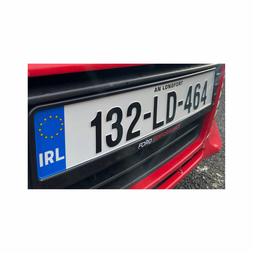 Standard IRL Font NCT Pressed Reg Plates | Only Plates