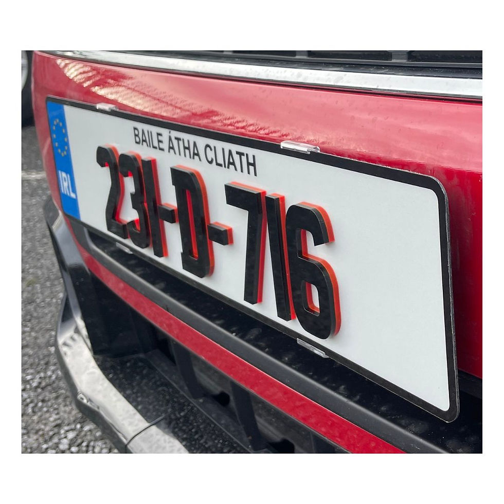 4D Neon Reg Plates | Only Plates Ireland | Fast Delivery 4D Neon Reg Plates | Only Plates Ireland | Fast Delivery