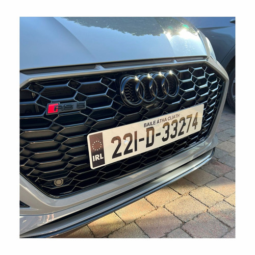 2D Reg Plate Irl Font Blackout Edition | Only Plates