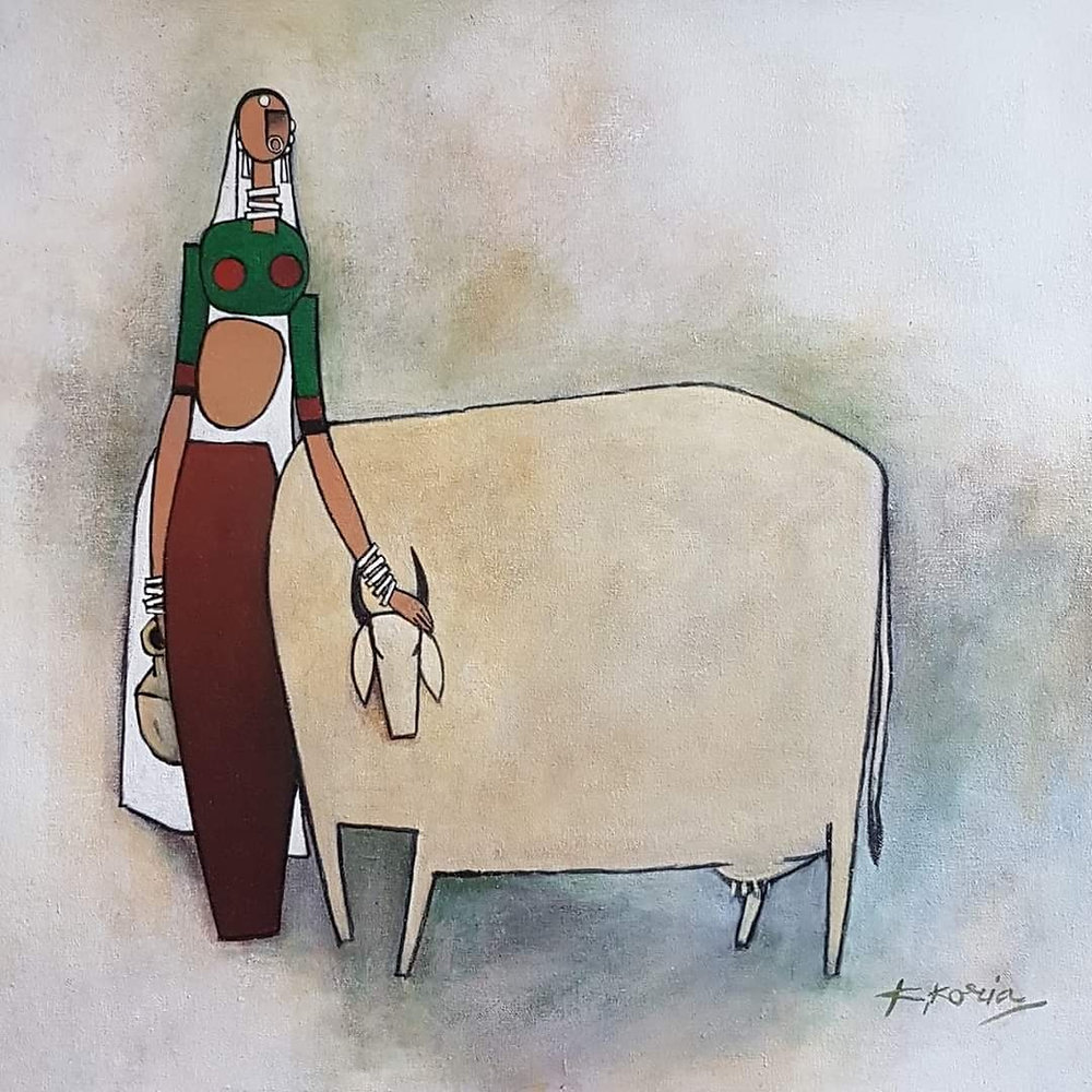 The Indian Cow in rural India