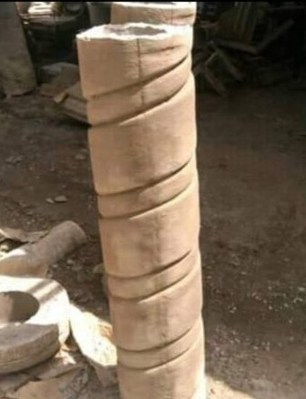 Columna Espiral Redonda Completa de 10" de ancho | arcem