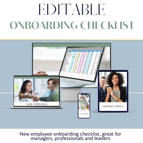 Editable Onboarding Checklist | Teknique Savvy