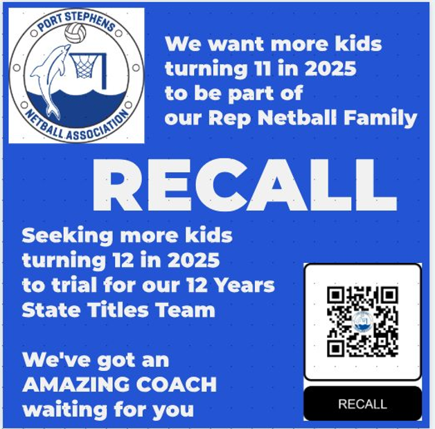 Represent Port Stephens Netball Association