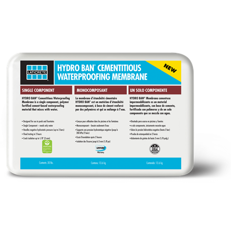 Hydro Ban Cementitious Waterproofing Membrane 30 Lb Bag | Tilegallery