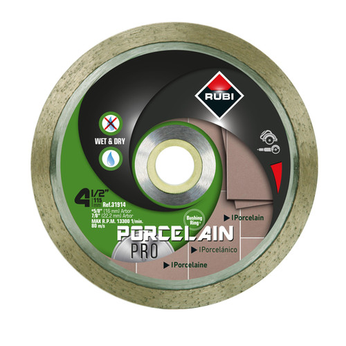 Porcelain Pro Diamond Wet/Dry Blade 4.5" | Tilegallery