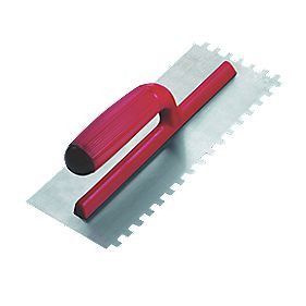 Steel Notched Trowel 28 cm (10x10 mm) | Tilegallery