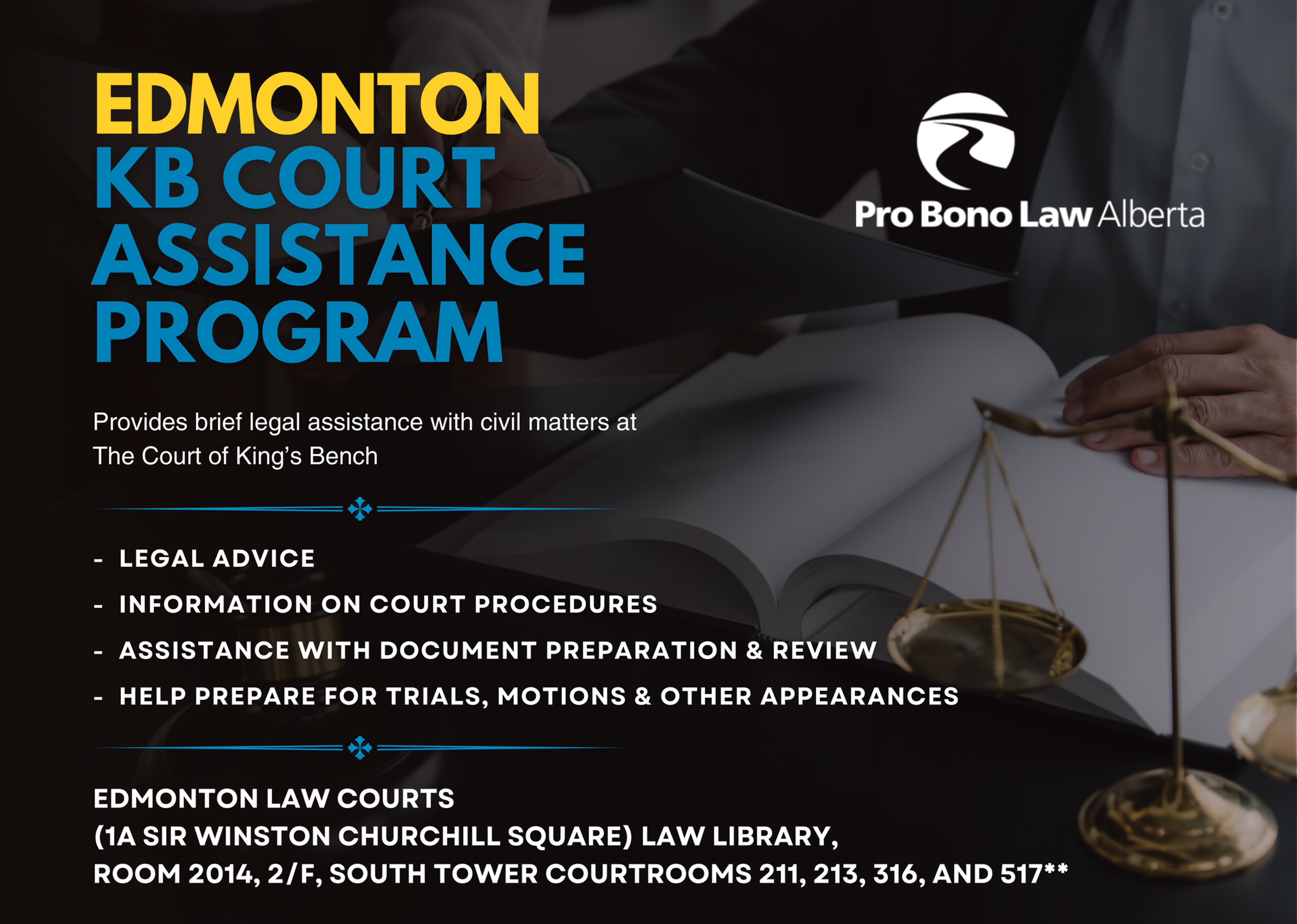 KB Amicus Edmonton (9:00 AM - 12:30 PM) | Probono Law Alberta