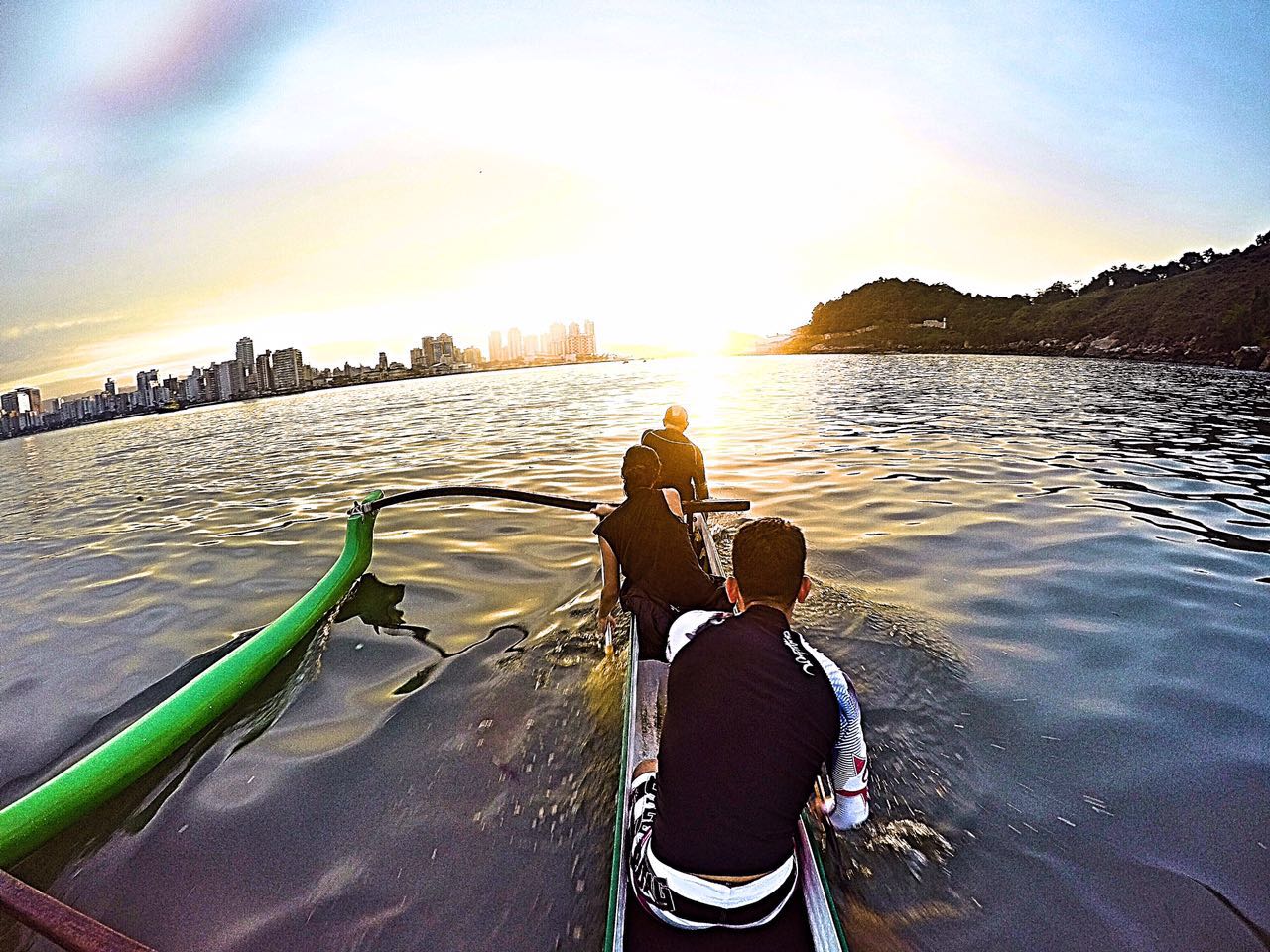 Canoa Caiçara - Clube de Va'a (Canoa Havaiana) em Santos - SP