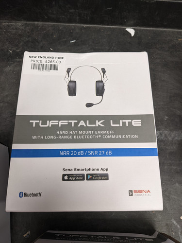 Sena TUFFTALK-LITE-01 TUFFTALK LITE Over-The-Head Earmuff Long-Range Bluetooth | New England ...