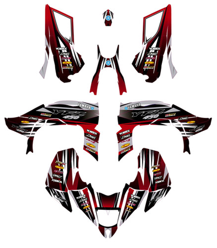 Yamaha YFZ 450R (2014 to 2024) graphic kit 49 | MXProDecals